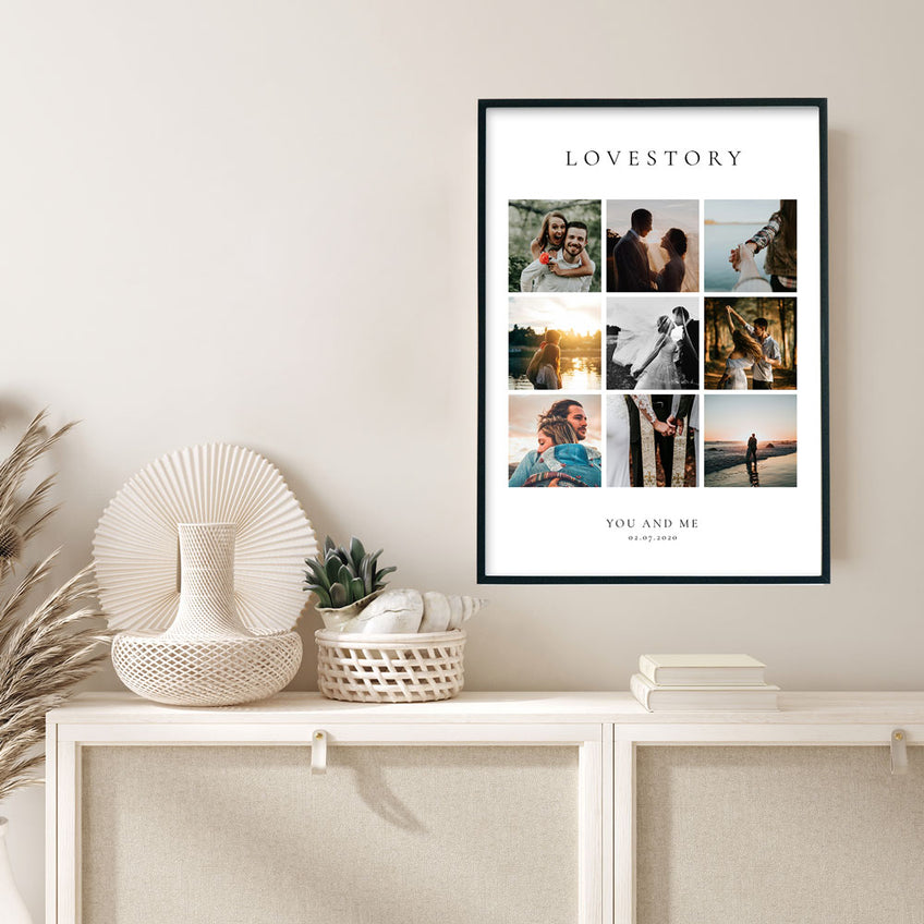 Lovestory Foto Collage - Personalisiert mit euren eigenen Bildern ...